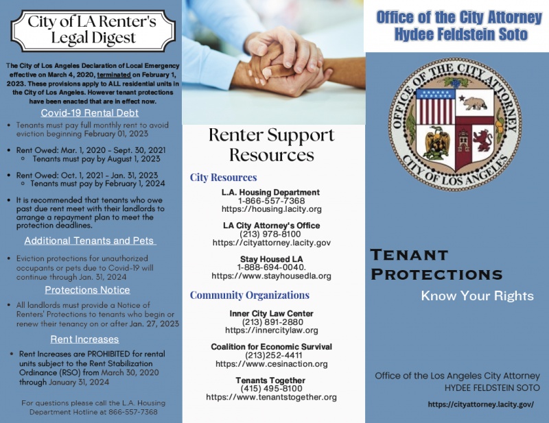 New Tenant Protections Brochure